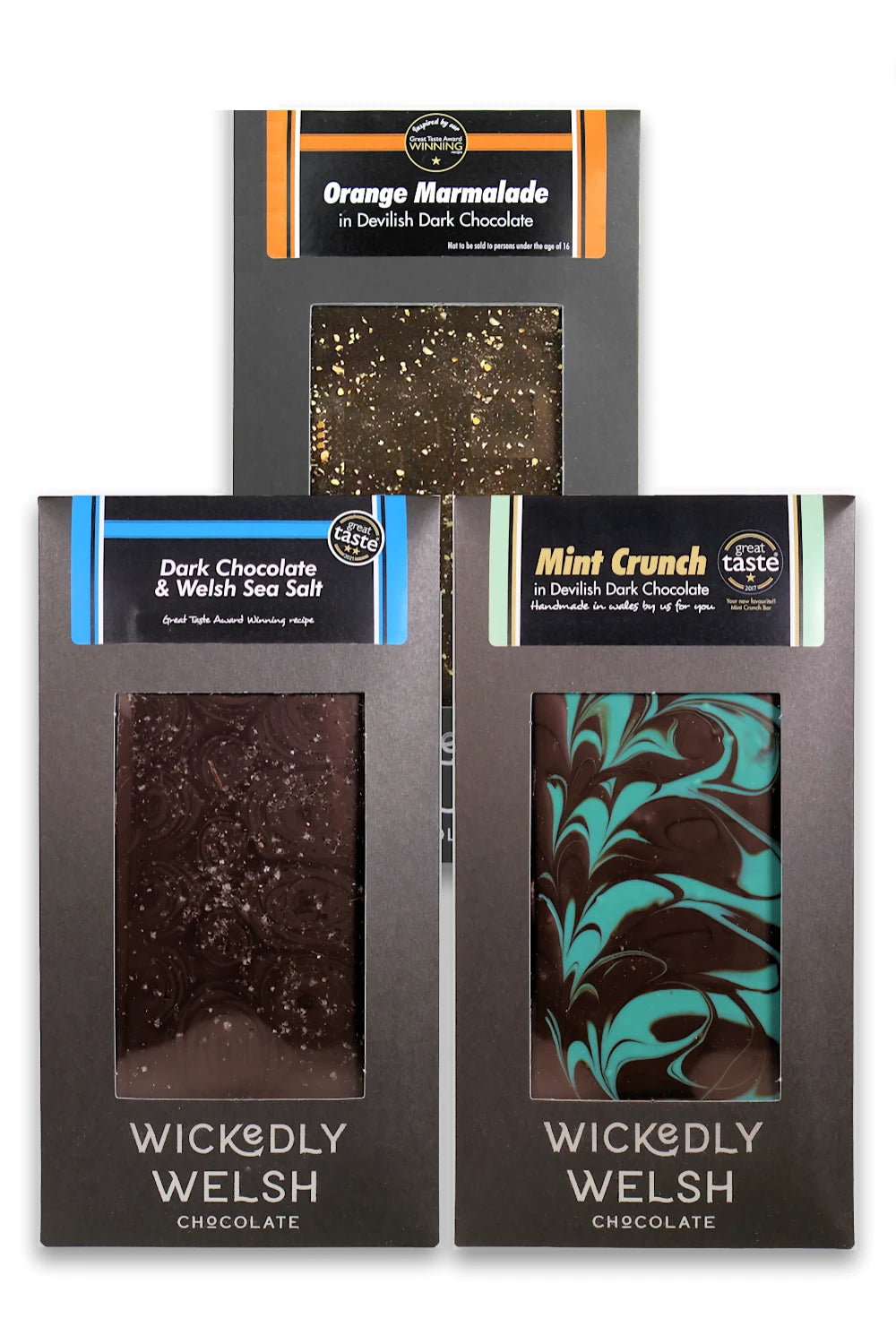 Your Great Taste Trio Collection - Wickedly Welsh Chocolate